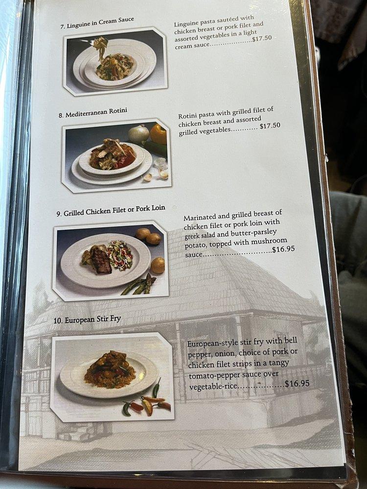 Menu at Balkan House Restaurant, Burnaby