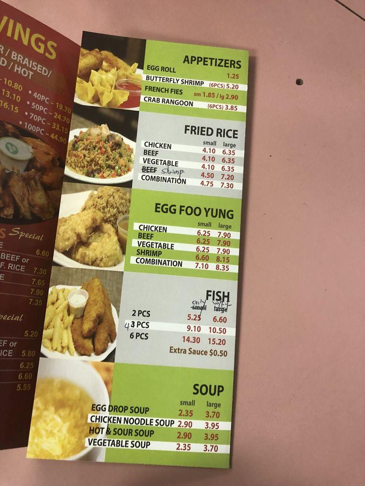Menu at Hans Chinese Food And Chicken Wings restaurant, Atlanta, 798 ...