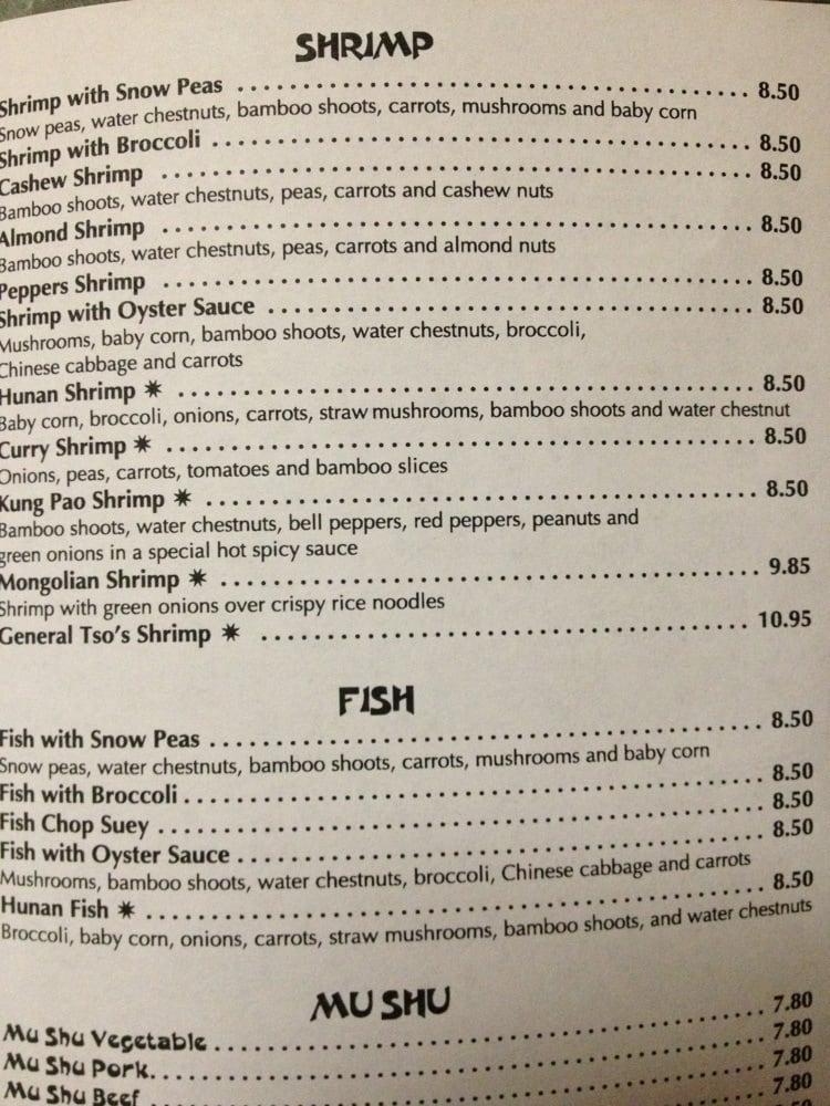 Menu at Mei Hon Chinese Restaurant, Tucson, E Irvington Rd