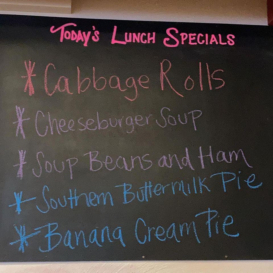 Menu at Stagecoach Café desserts, New Carlisle