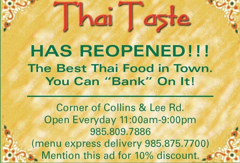 Thai Taste Restaurant in Covington