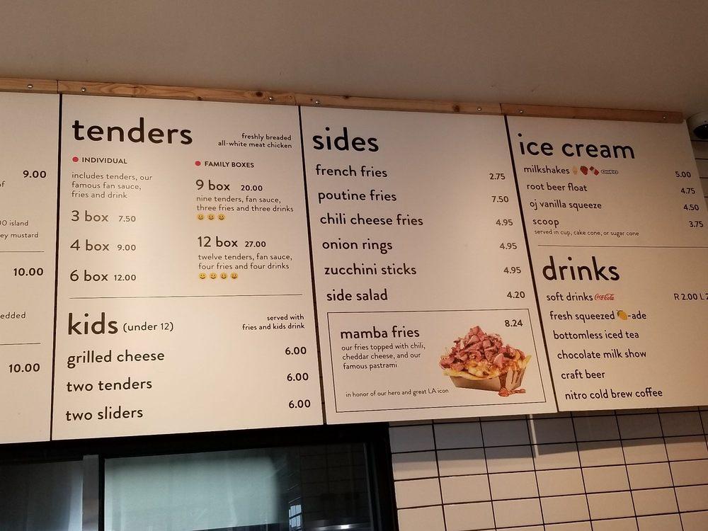 Menu at Eat Fantastic restaurant, El Segundo
