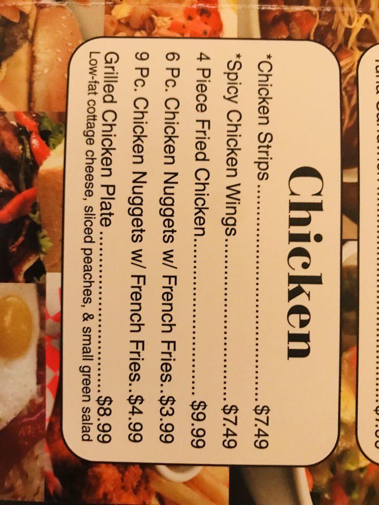 Menu at Kosmos Burgers restaurant, San Dimas