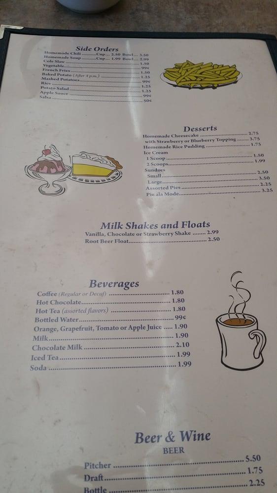Menu at Bliss Cook House restaurant, Palm Harbor