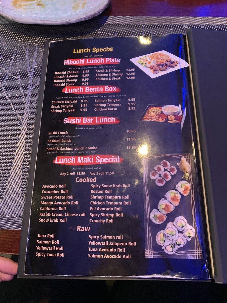 Menu at Fin Sushi & Grill restaurant, Port Charlotte