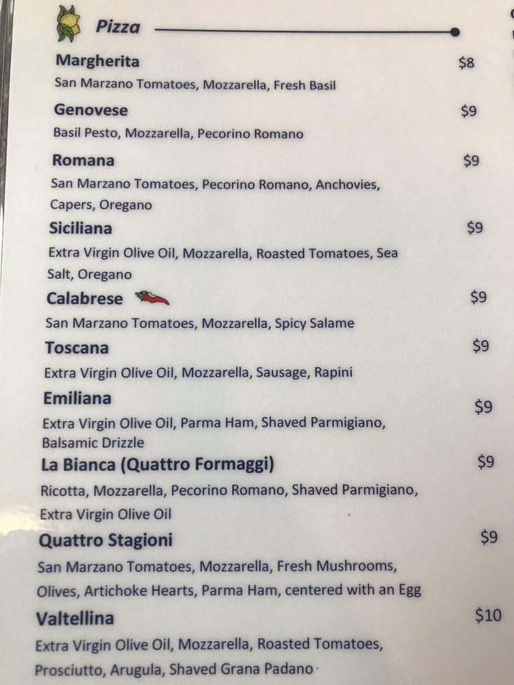 Menu at Il Giorgione pub & bar, Columbia
