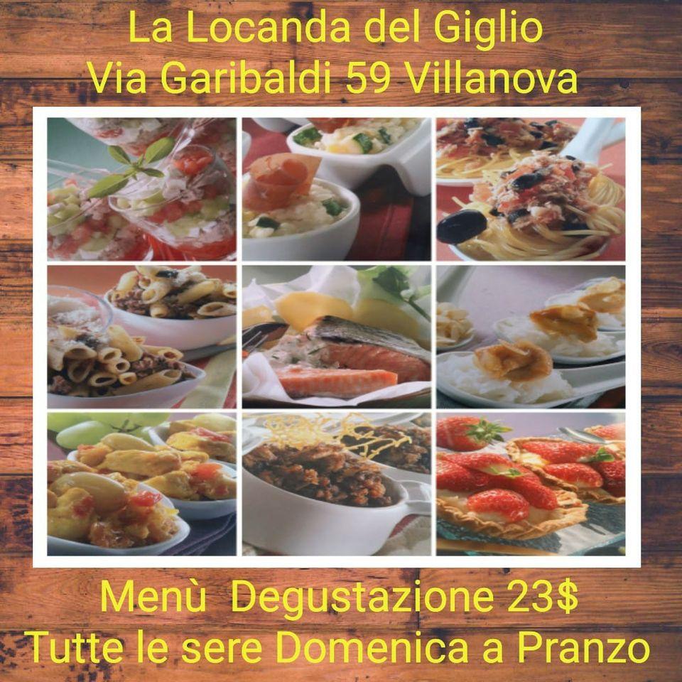 Menu da La Locanda del Giglio pizzeria, Villanova d'Albenga