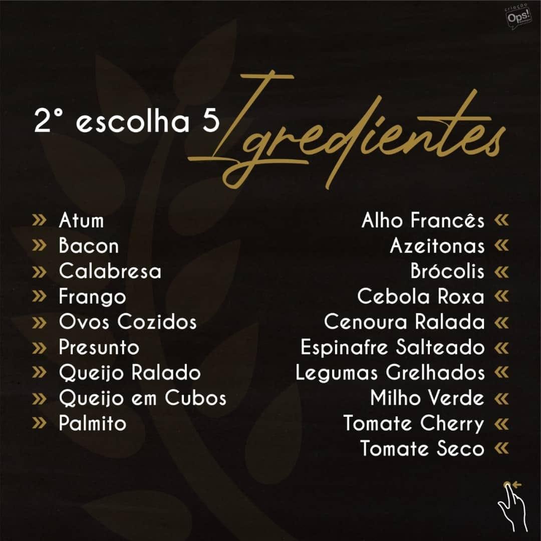 Carta del restaurante La Massa by sabores da Europa, Rio Branco