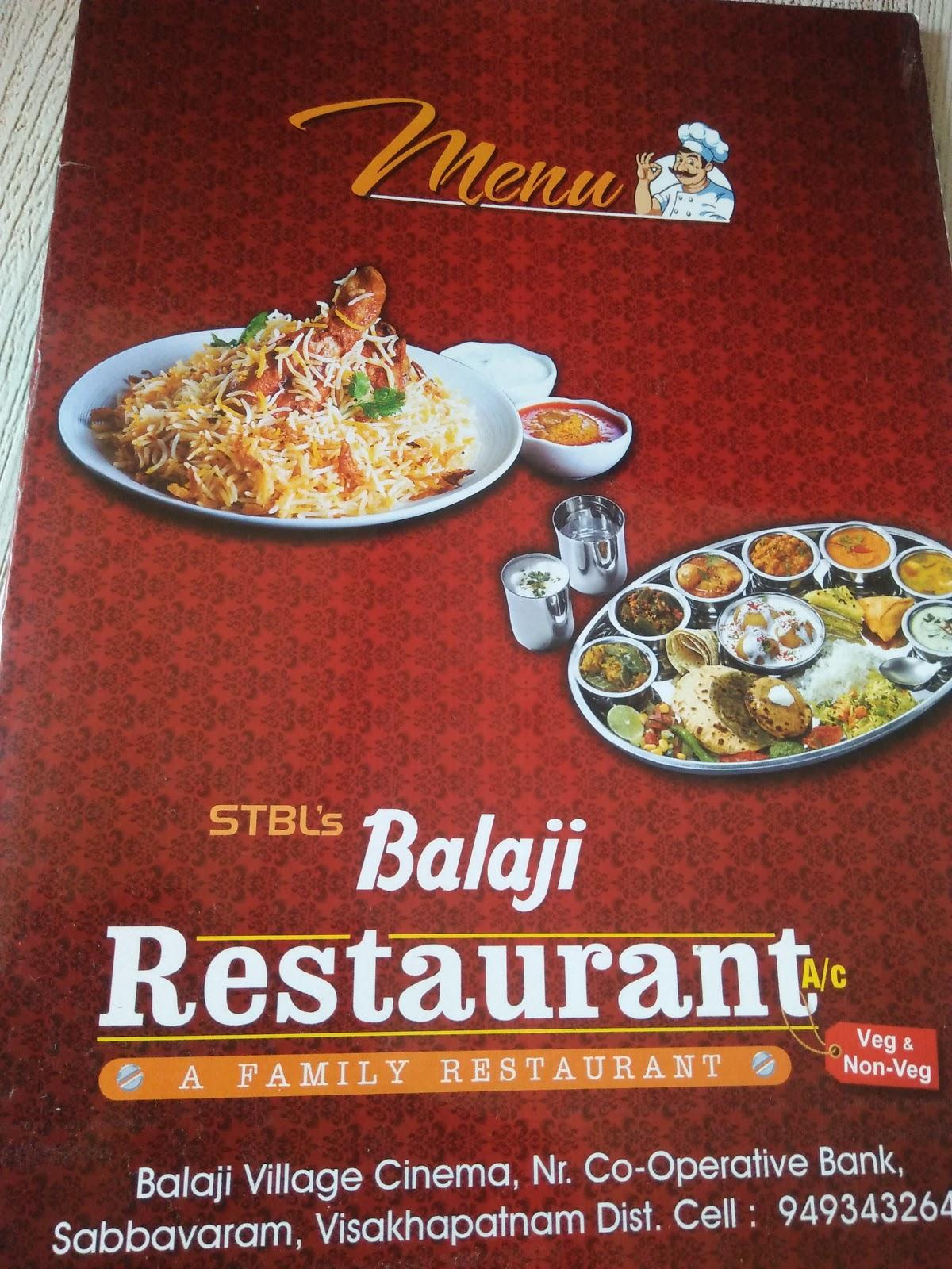 Balaji Restaurant, Sabbavaram - Restaurant reviews
