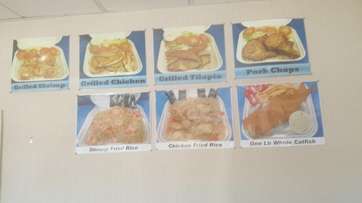 Menu at Dan's Seafood & Chicken fast food, Fort Worth, Bridge St