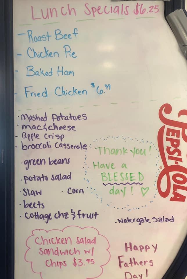Menu at Debbies Snack Bar, Hamptonville, Rocky Branch Rd