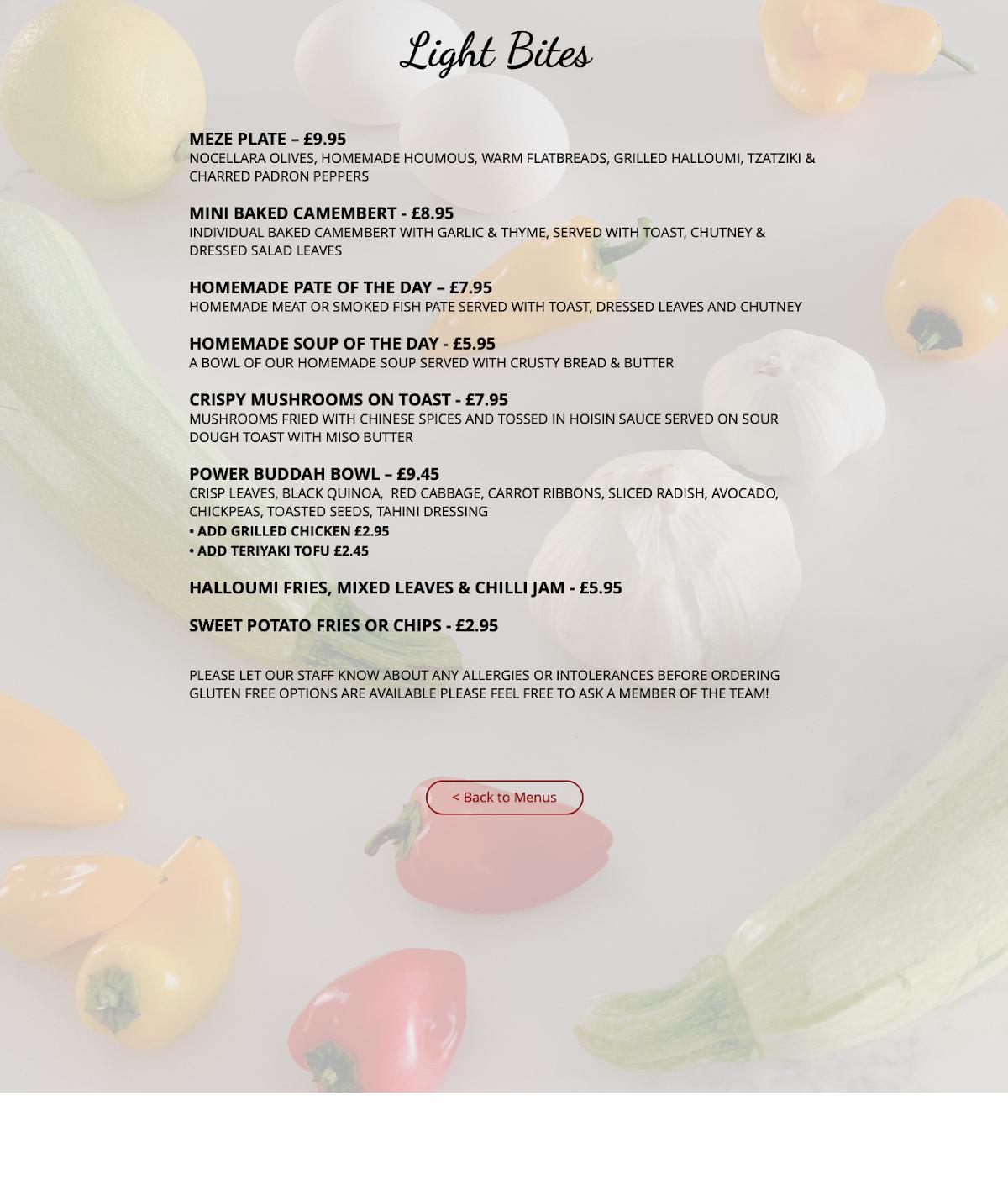 Menu at Hudsons Coffee and Kitchen cafe, Royal Tunbridge Wells