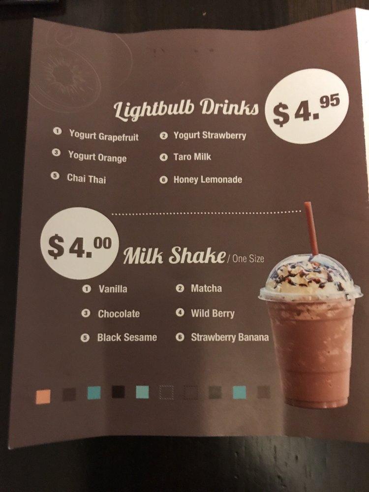 Menu at Paris super crepes desserts, Champaign
