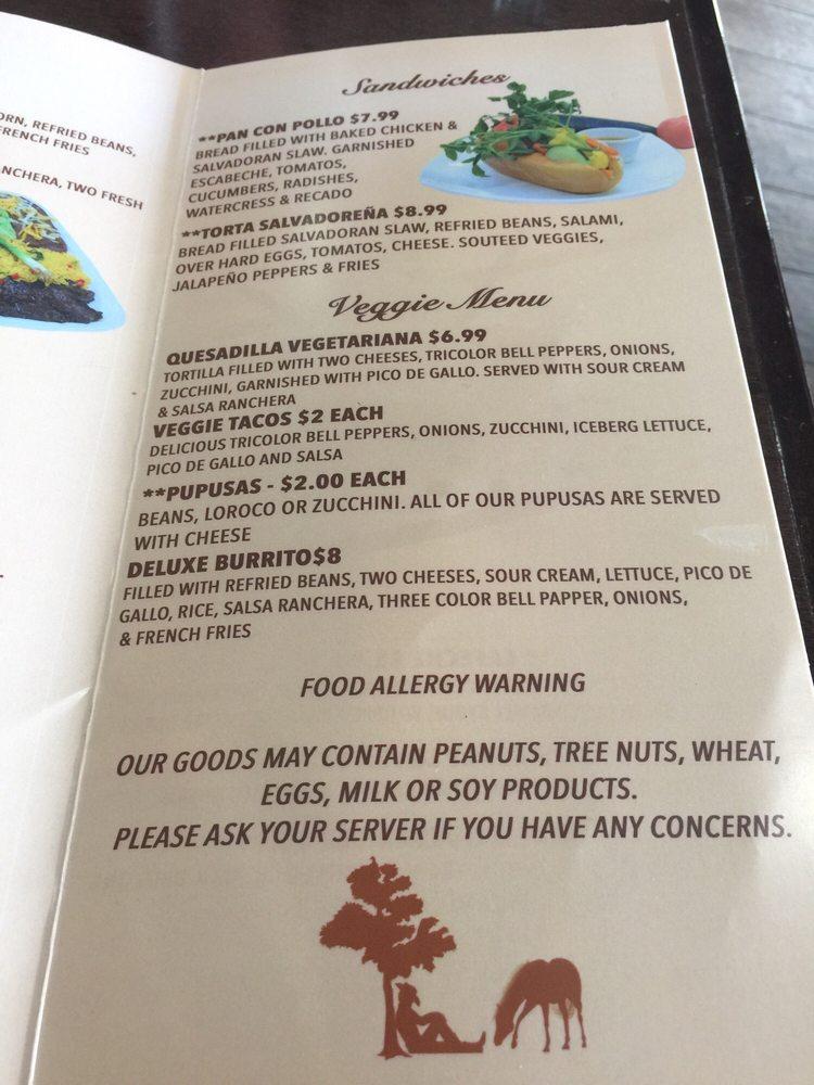 Menu at Ranchero Kitchen restaurant, Columbus