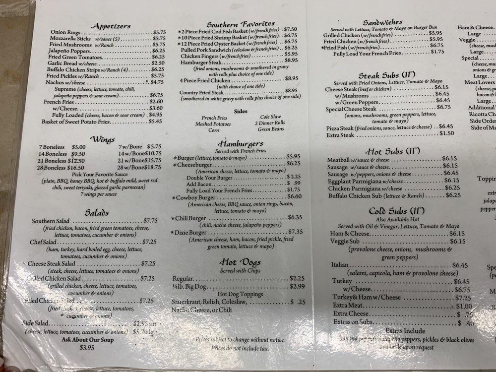 Menu at Scotto's Pizza pizzeria, Glasgow