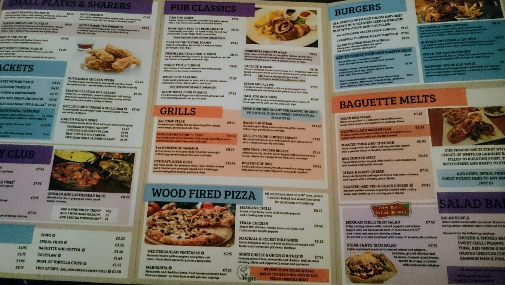 Menu at The Westbourne pub & bar, Swansea, 1 Brynymor Rd