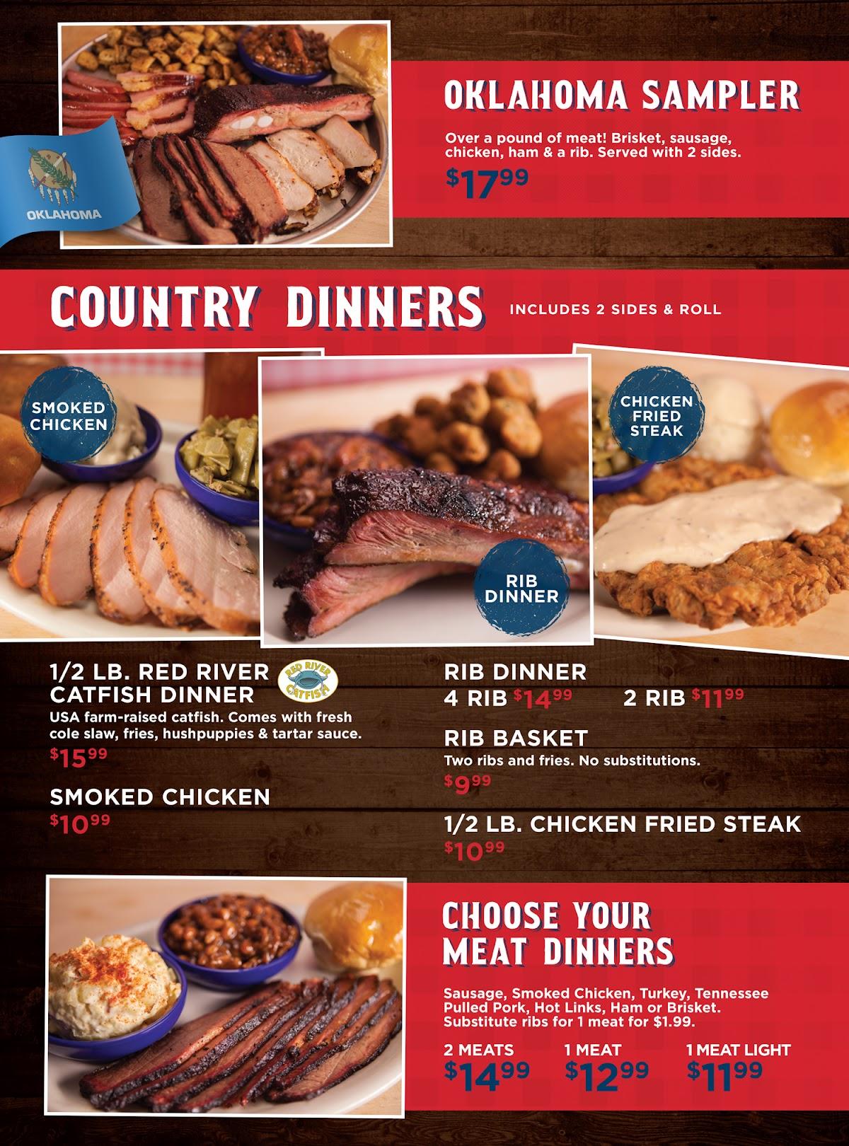 Menu at Swadley's Bar-B-Q, Bethany, N Rockwell Ave