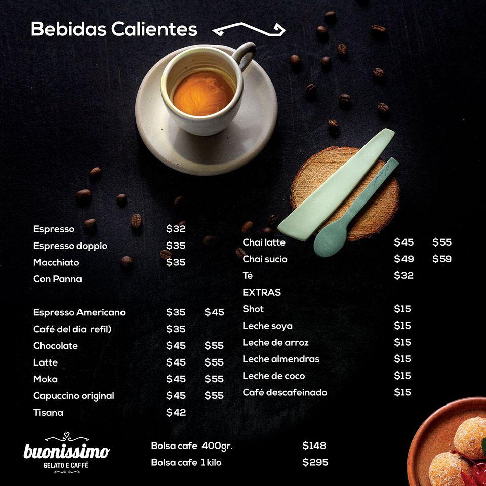 Menu at Buonissimo Gourmet Restaurant, Nuevo Vallarta