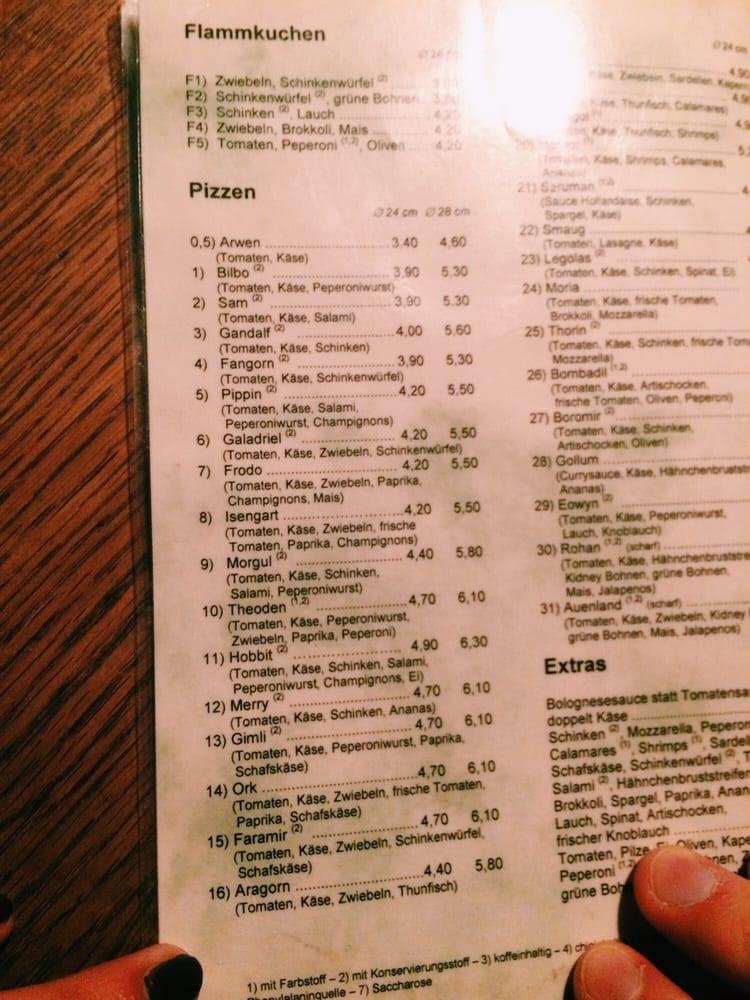 Menu at Hobbit pub & bar, Darmstadt