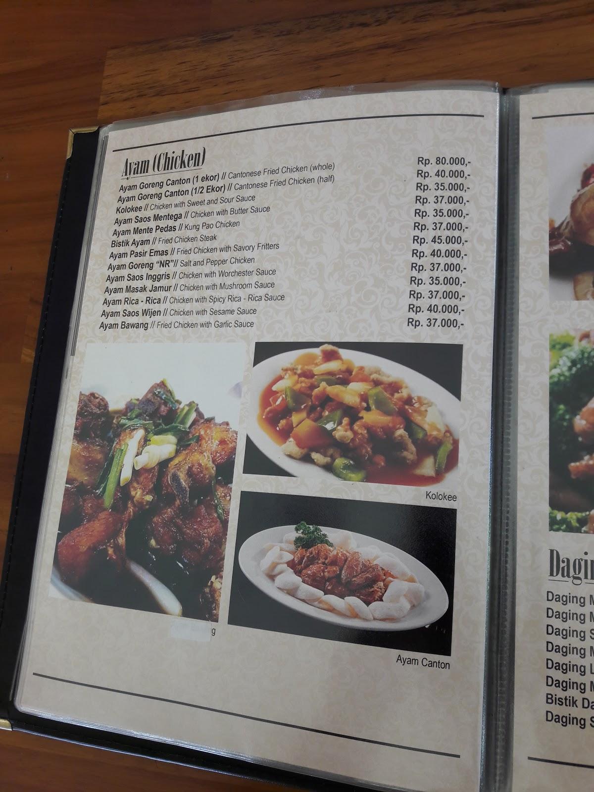 Menu at RM. Nikmat Rasa restaurant, Pasuruan, RM. Nikmat Rasa