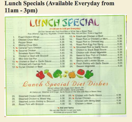 Menu at Silver Lake Kitchen restaurant, Point Pleasant