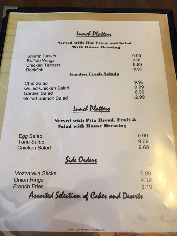 Menu at Marlboro Grille restaurant, Upper Marlboro