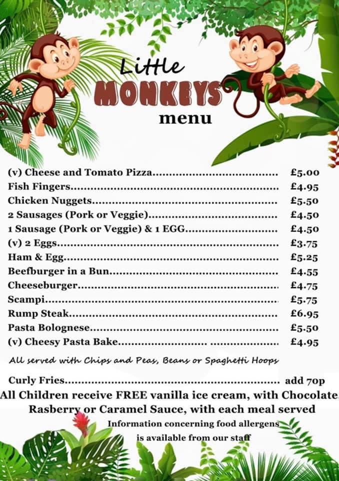 Menu at The Green Man pub & bar, Melbourn, Dunsbridge Turnpike