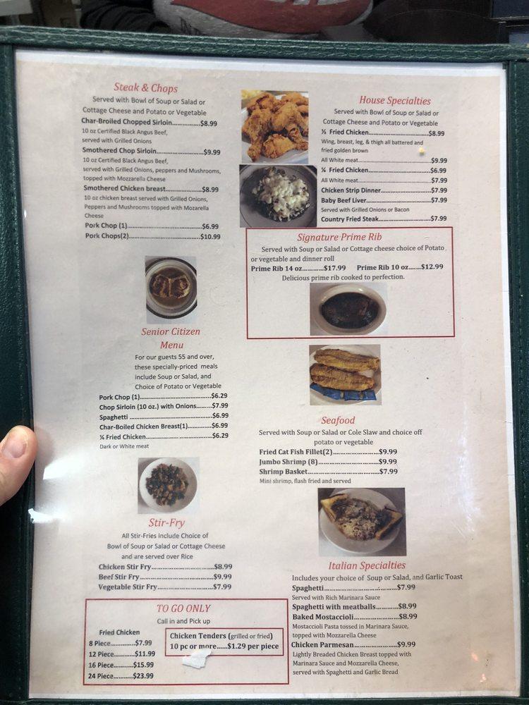 Menu at Edinburgh Diner restaurant, Edinburgh