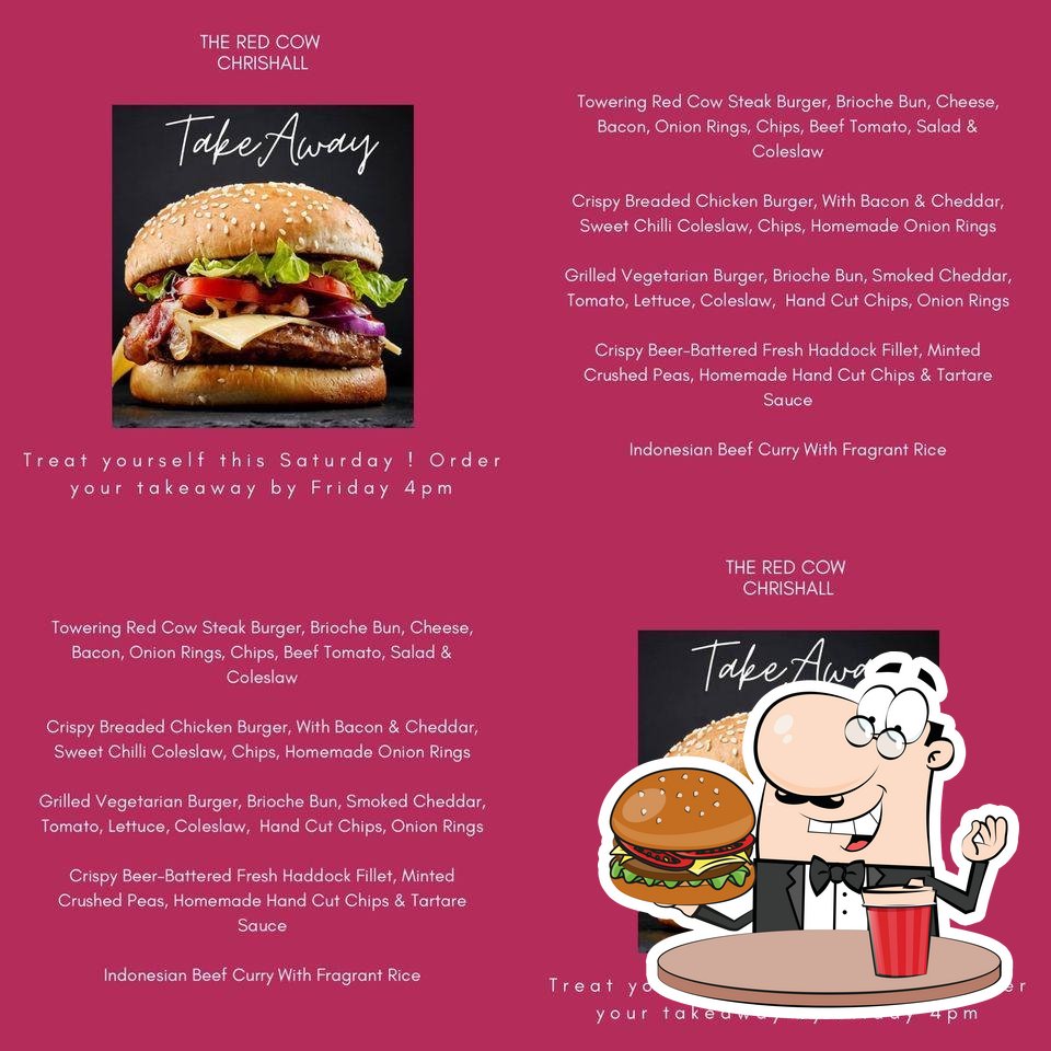 The Red Cow, 11 High St in Chrishall - Restaurant menu and reviews