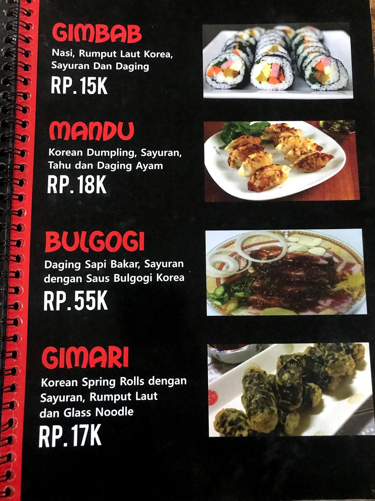 Menu at KSF POP ( KOREAN RESTAURANT ), Denpasar