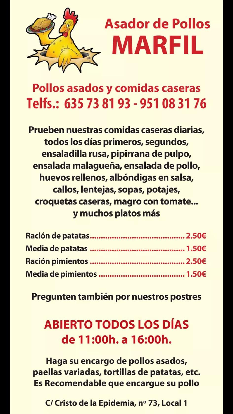 Restaurante Asador del pollos comidas caseras VICKY, Málaga - Opiniones ...