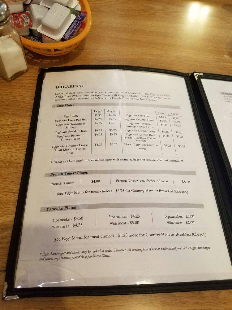 Menu at Watkins Grill restaurant, Raleigh