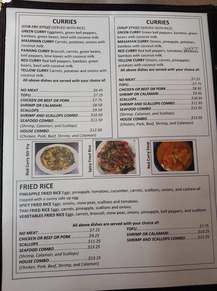 Menu at The Peanut House restaurant, Hickory