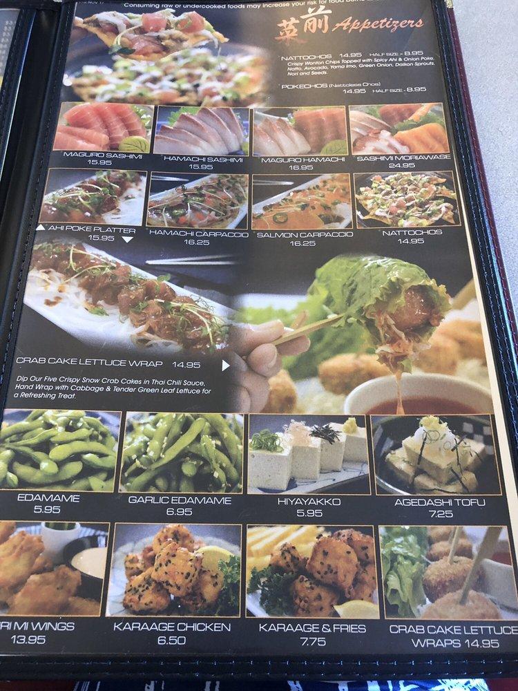 Menu at Gyotaku Japanese Restaurant, Pearl City, 98-1226 Kaʻahumanu St