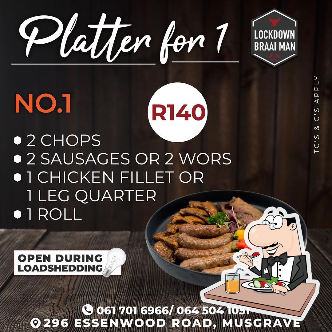 The Lockdown Braaiman, Durban - Restaurant menu, prices and reviews
