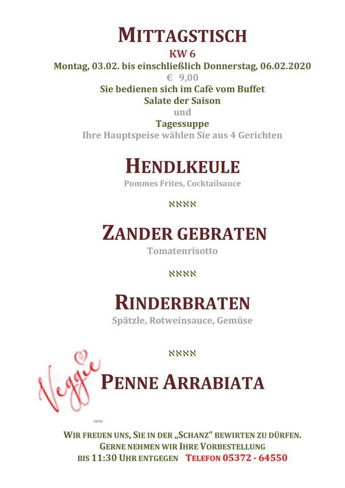 Speisekarte von Hotel zur Schanz restaurant, Ebbs