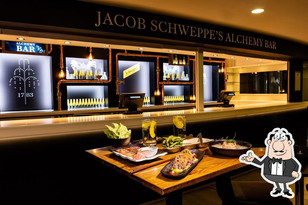 Schweppes Alchemy Bar in London - Restaurant menu