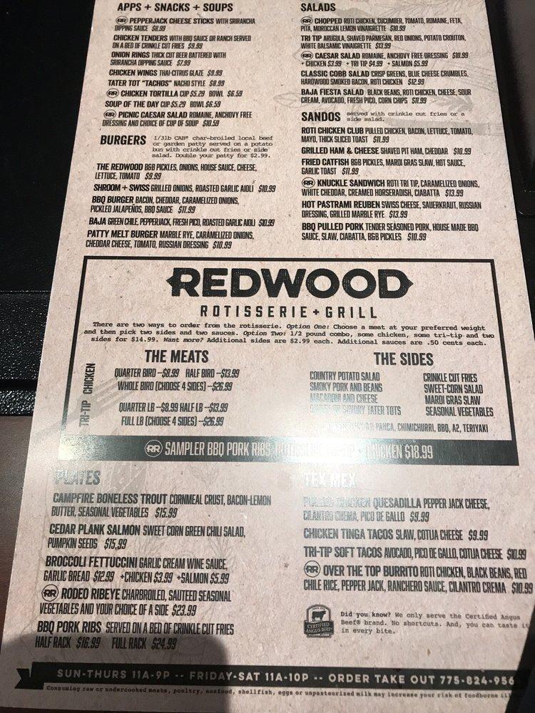 Redwood Rotisserie + Grill Reno Nv at Carlos Pratt blog