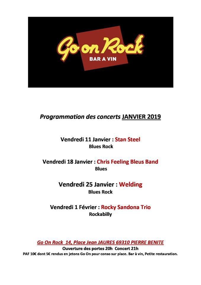 Menu au Go On Rock Bar A Vin, Pierre-Bénite