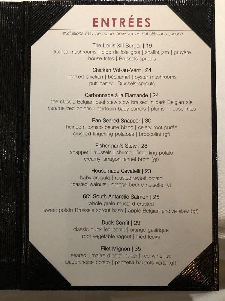 Menu at Château 13 pub & bar, Bradenton