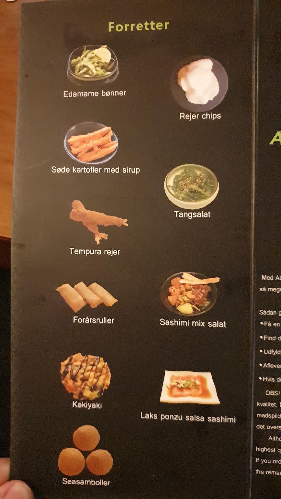 Menu at Nano Sushi (nr.1 Søborg) restaurant, Søborg