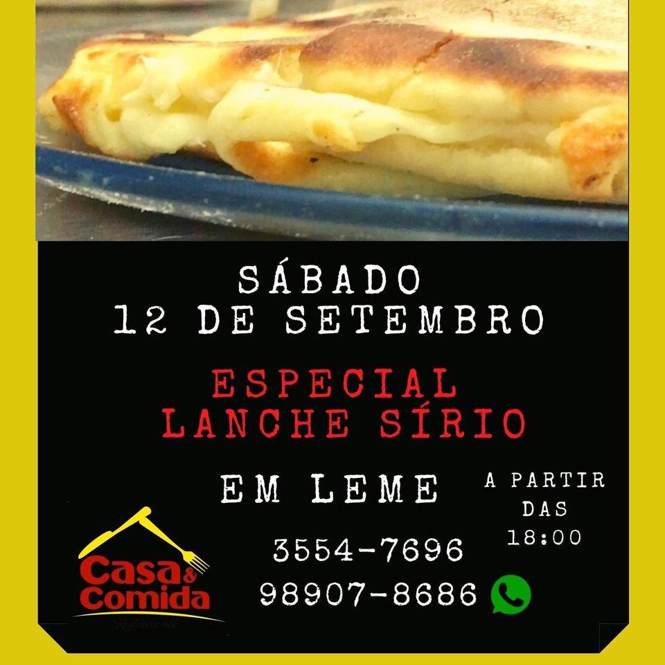 Menu em Casa & Comida Restaurante, Leme, Rua João Pessoa