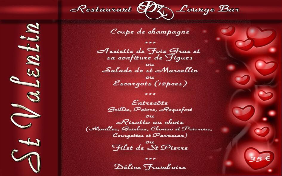 Menu au Le Dz Restaurant - Lounge Bar, Tallard, 90 Rue Pierre-Georges ...