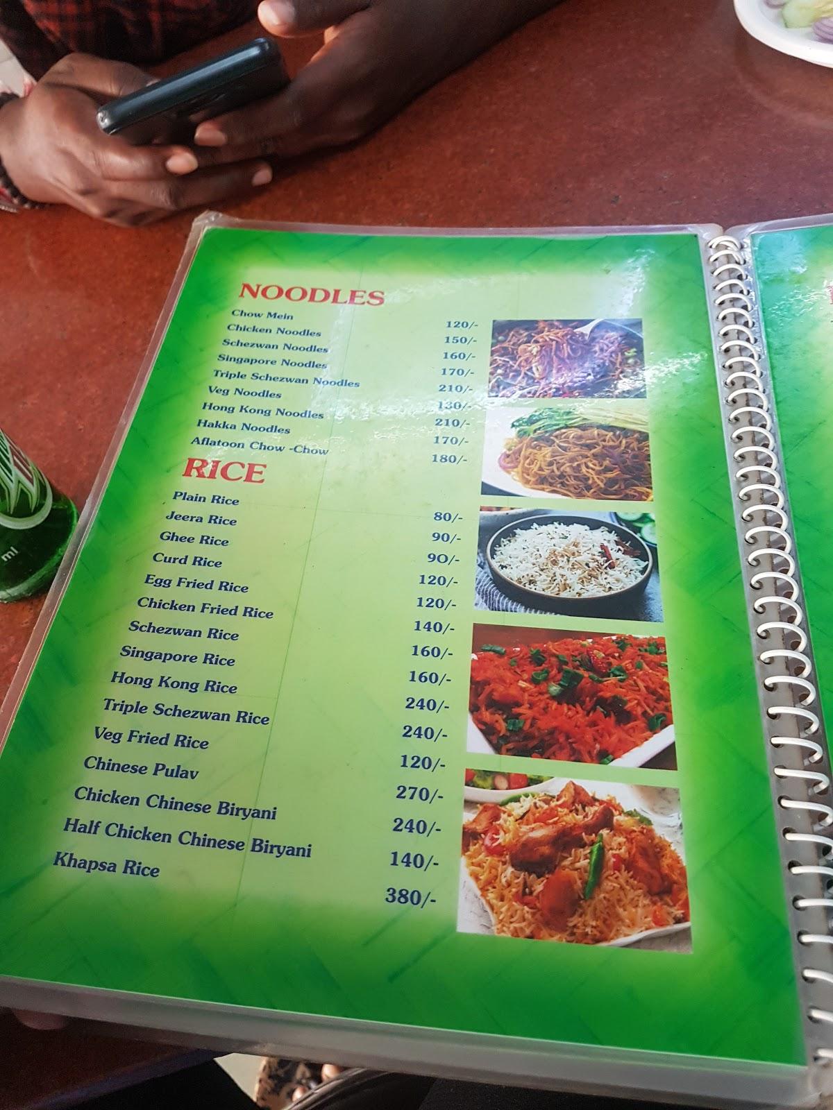 Menu at New Aflatoon Restaurant, Calangute, Calangute Beach Rd