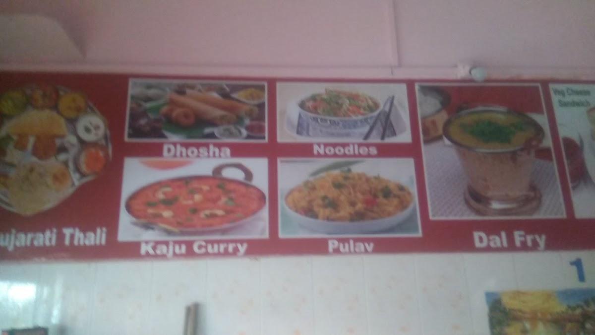 Menu at Geeta dining hall and fast food, Talala