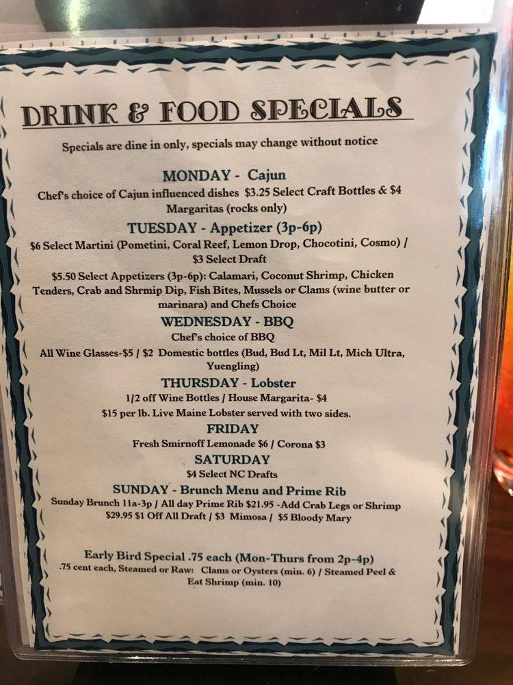 Menu at Fish Bites Seafood Restaurant, Wilmington