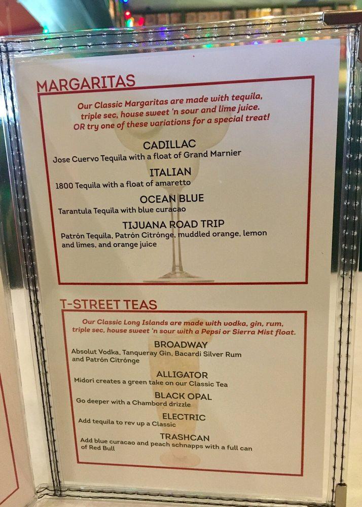 Menu at Tomato Street pizzeria, Coeur d'Alene