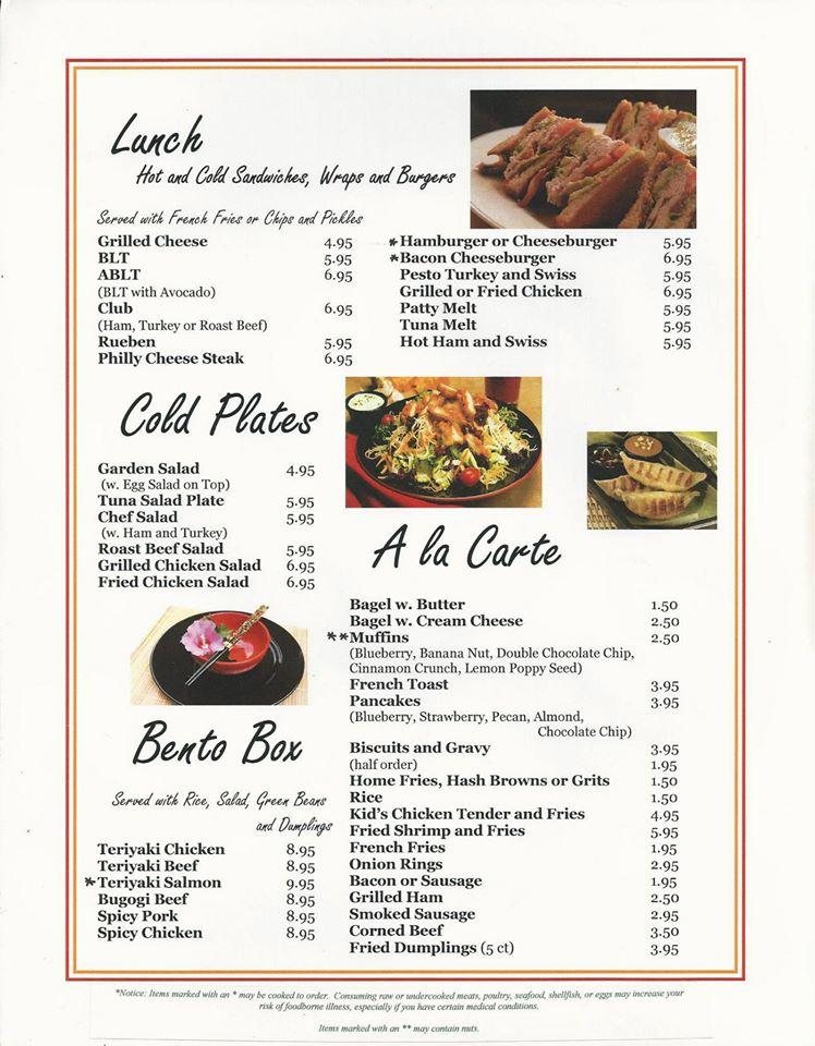 Menu at Country Foodly restaurant, Gainesville