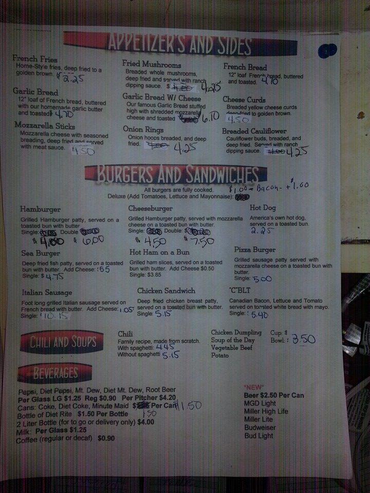 Menu at Aldo's Pizza pizzeria, Green Bay
