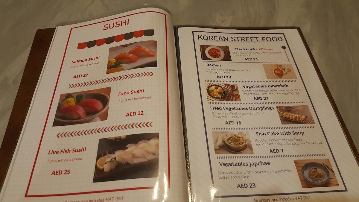 Menu at Roll and Bubble (Businessbay) restaurant, Dubai